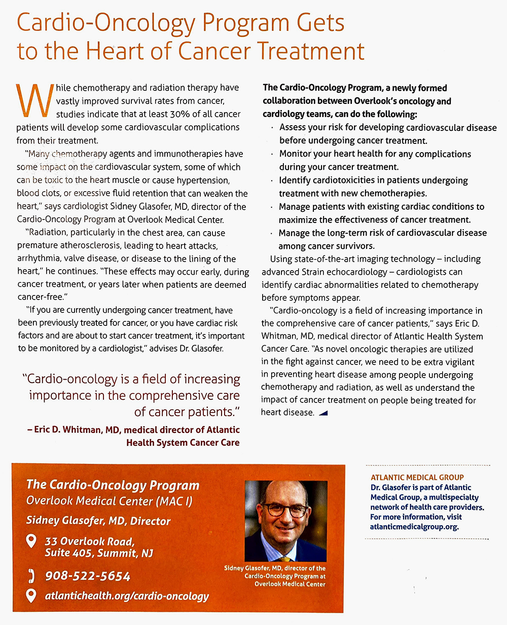 Cancer Treatments and Your Heart Health - Associates In Cardiovascular ...